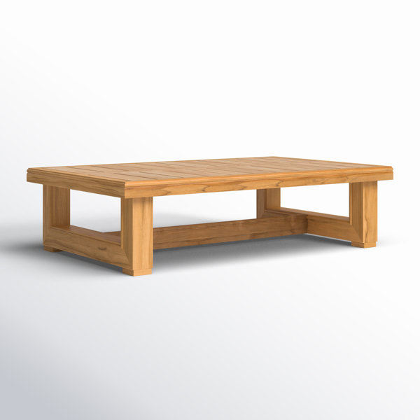 Weathered teak coffee table store